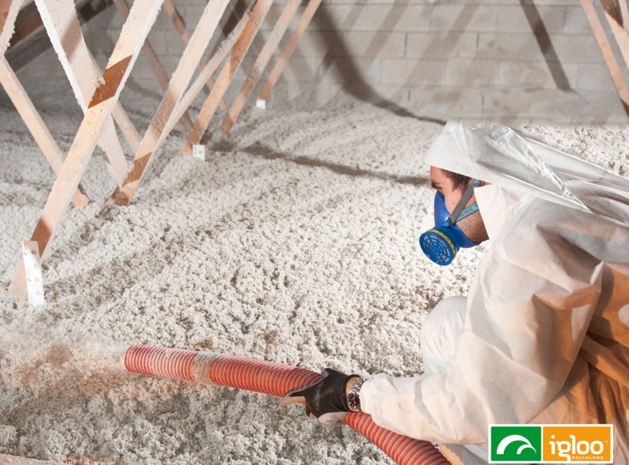 Ouate de cellulose Trouver un applicateur RGE isolant IGLOO