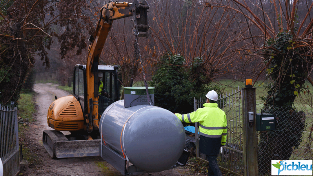 Installation et pose citerne gaz propane aérienne ou enfouie