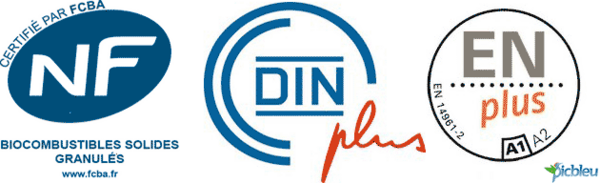 Normes des granulés de bois et certifications DIN+ ENplus NF