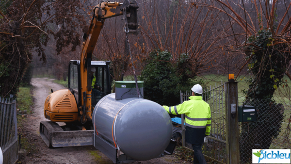 Installation et pose citerne gaz propane aérienne ou enfouie