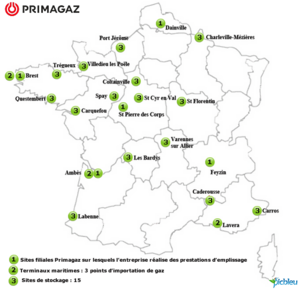 PRIMAGAZ SA bouteille butane propane citerne et gaz naturel